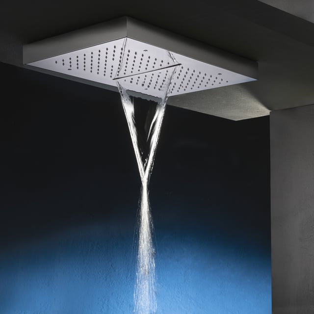 Mariner XL Douche de tête avec effet pluie et jet cascade, pour montage ...