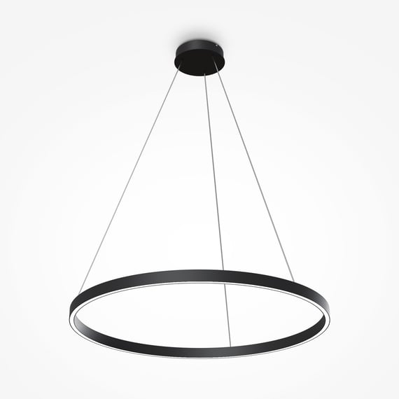Maytoni Rim lampada a sospensione 1 luce, LED nero - MOD058PL-L42B4K ...