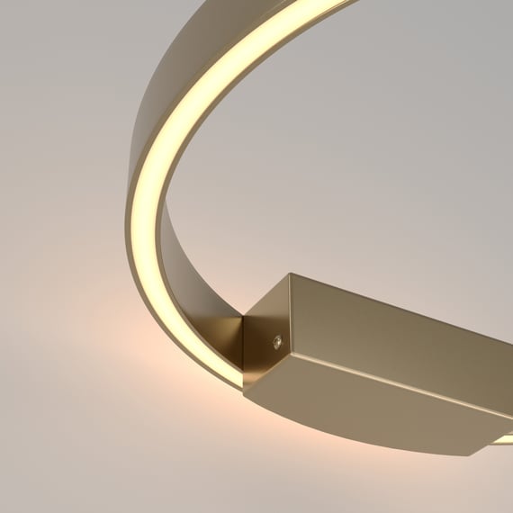 Maytoni Rim lampada a parete/a soffitto 1 luce, LED ottone - MOD058WL ...