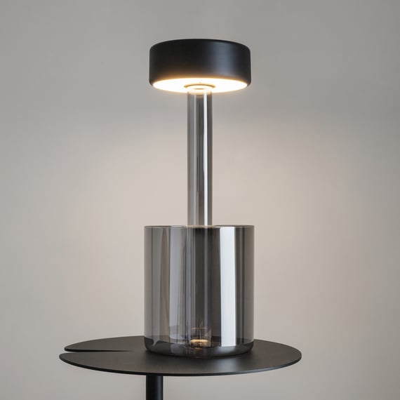 Maytoni AI Collaboration lampada da tavolo ricaricabile 1 luce ovale ...