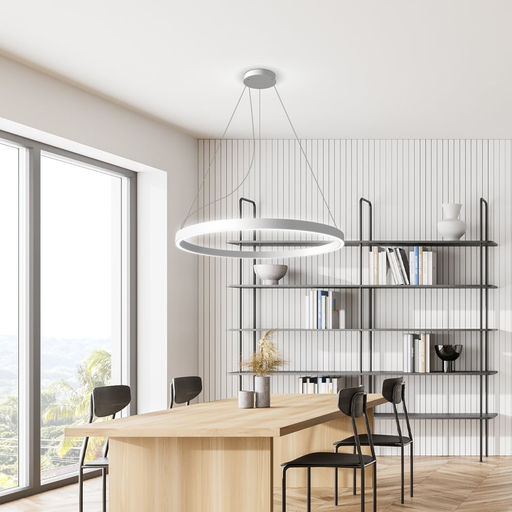 Ilti Luce ZIRKOL Suspension, LED intensité lumineuse variable, blanc ...