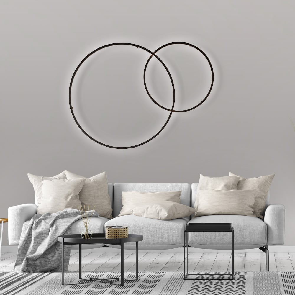Ilti Luce ZIRKOL CIRCLE WALL Applique murale LED intensité lumineuse ...