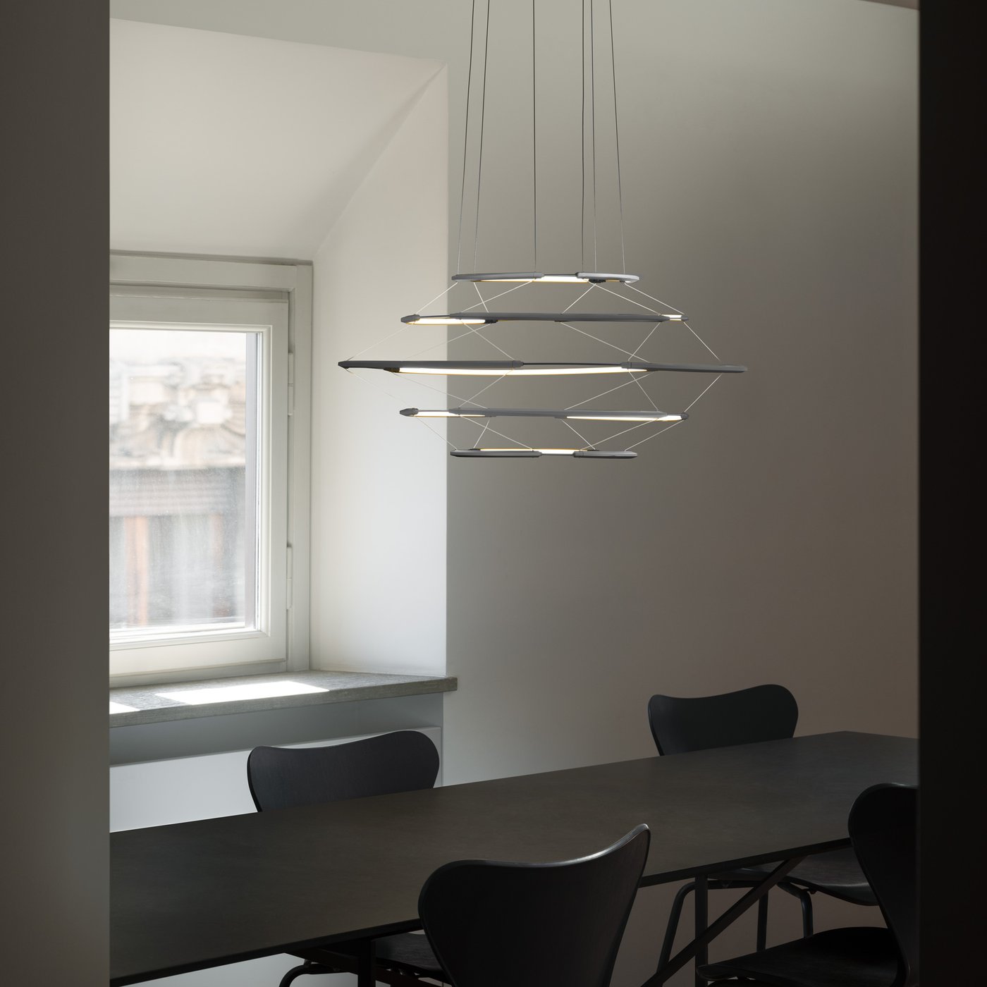 NEMO Drop Pendelleuchte, LED dimmbar, silber - DRP LDD 51 | REUTER