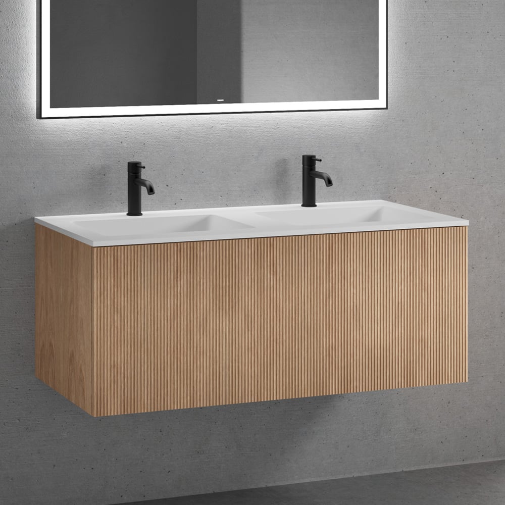 neoro n50 szafka line szer. 120 cm z 1 szufladą, z profilowanym frontem ...