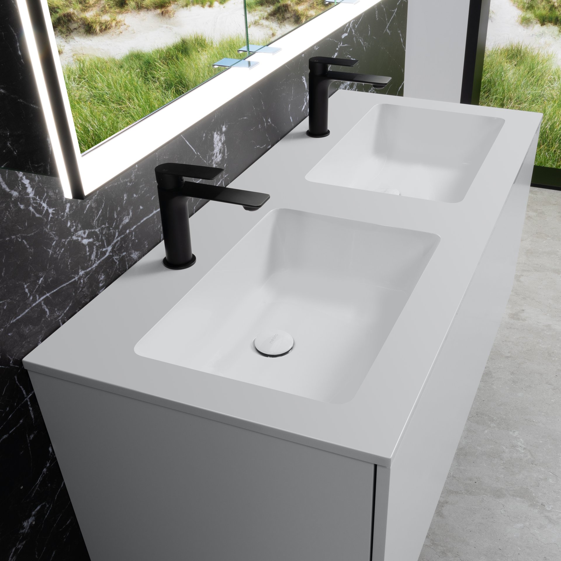 Double vasque de salle de bains – Grandes marques et qualité haut de ...