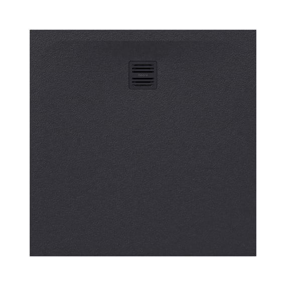 neoro n50 Receveur de douche rectangulaire noir structuré, avec surface ...