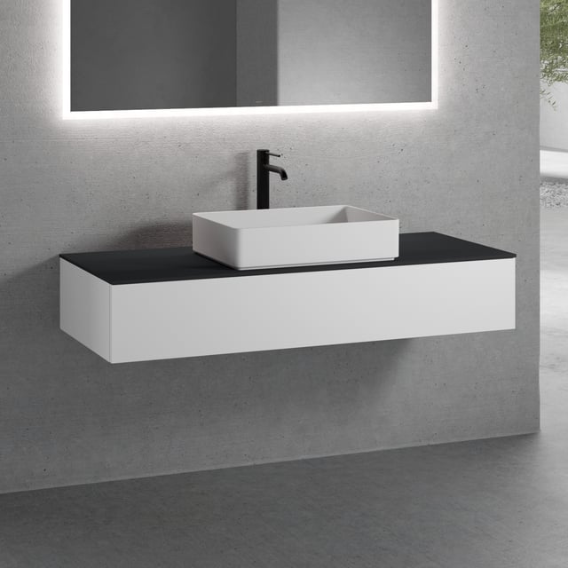 neoro n50 mobile con lavabo La: 140,5 P: 51,5 cm, 1 scomparto ...