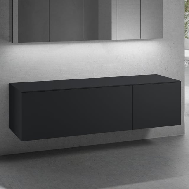 neoro n50 mobile La: 180 cm con 2 scomparti estraibili nero opaco ...