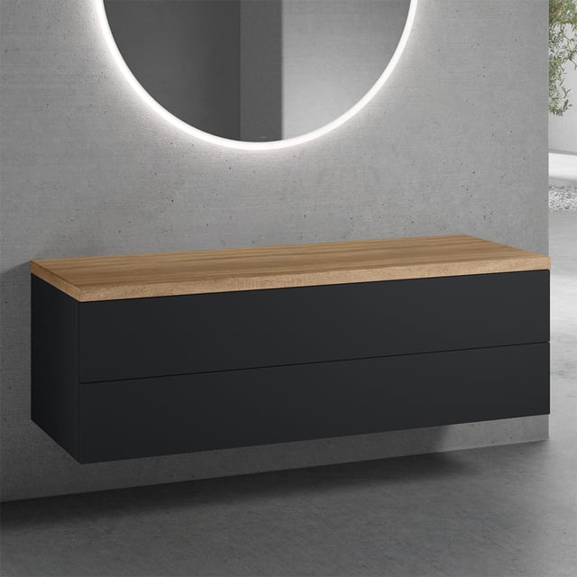 neoro n50 mobile La: 160 cm con 2 scomparti estraibili nero opaco ...