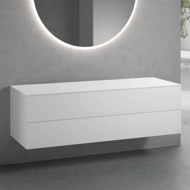 neoro n50 mobile La: 160 cm con 2 scomparti estraibili bianco opaco ...