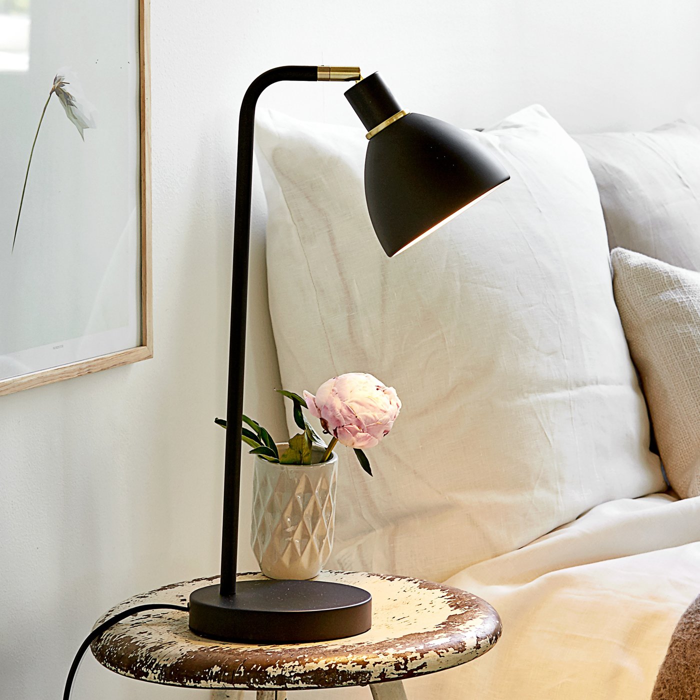 nordlux Ray Lampe de table, E14 noir - 63201003 | REUTER
