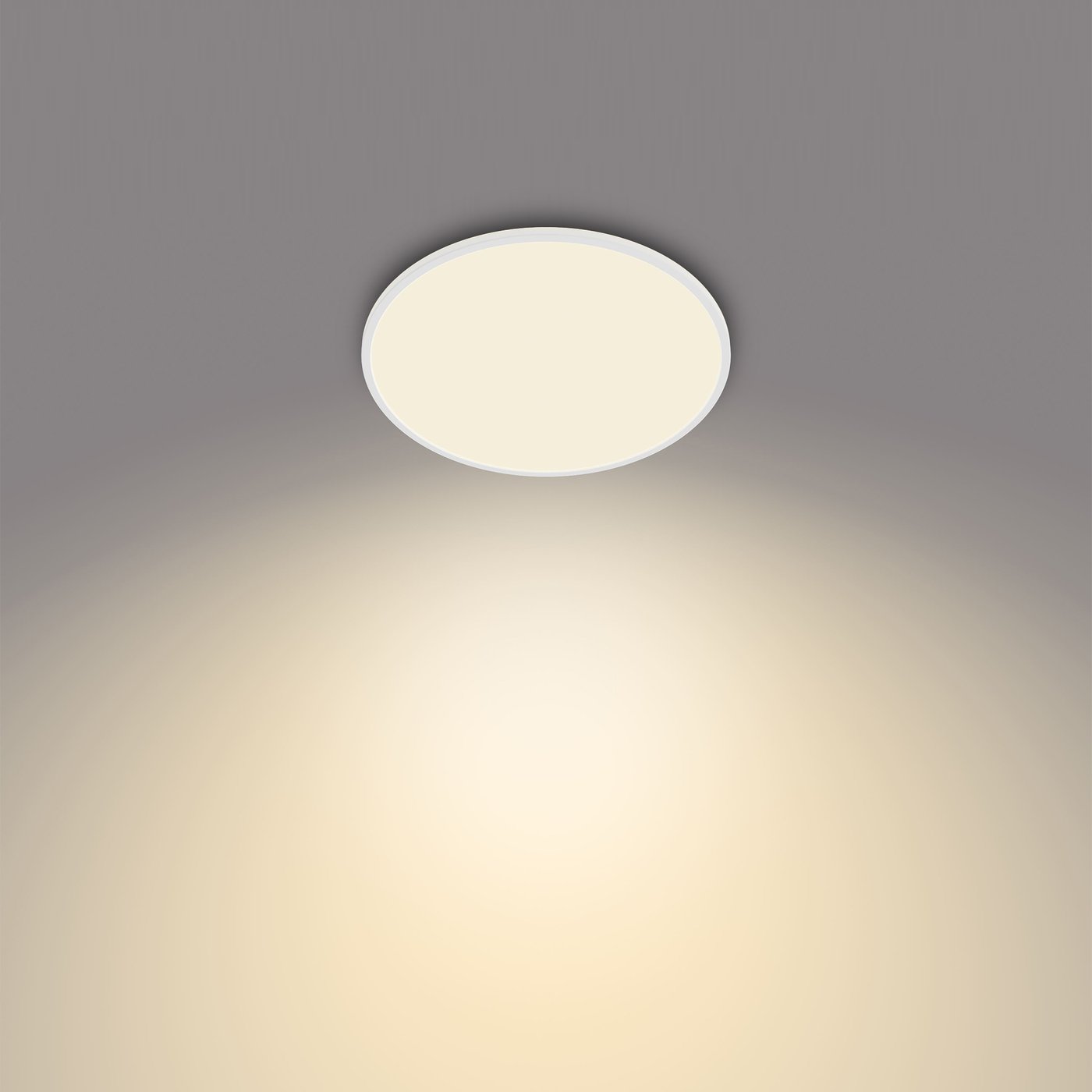 Philips Super Slim panel LED, LED z funkcją ściemniania, kolor: biały ...