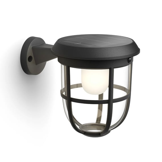 Philips Radii Applique murale solaire ultra efficiente, LED noir ...