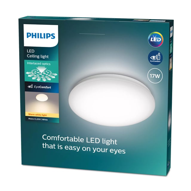 Philips Moire Plafonnier, LED blanc - 8718699750572 | REUTER