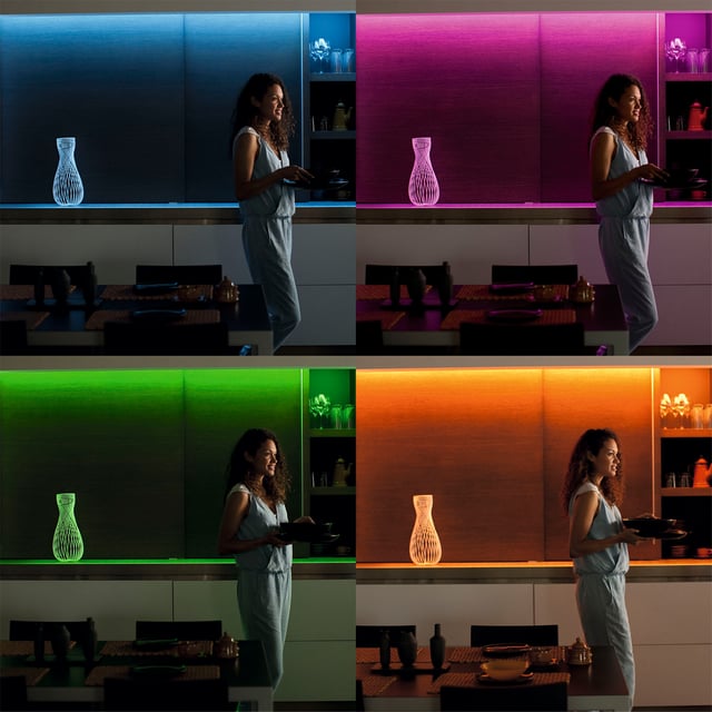 Philips Ambiance Lightstrip Ruban LED intensité lumineuse variable ...