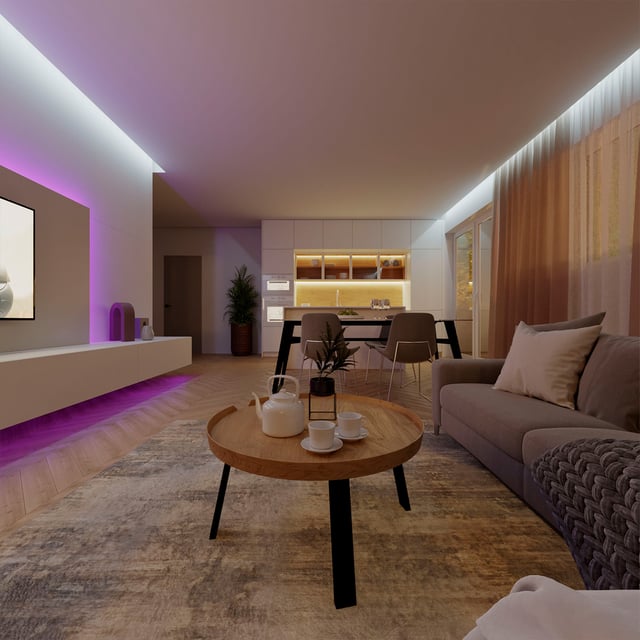 Philips Ambiance Lightstrip Ruban LED intensité lumineuse variable ...