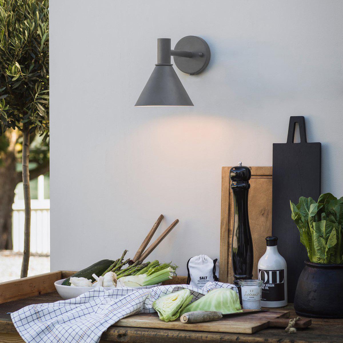 PR Home Mini-Tripp Applique murale, E27 intensité lumineuse variable ...