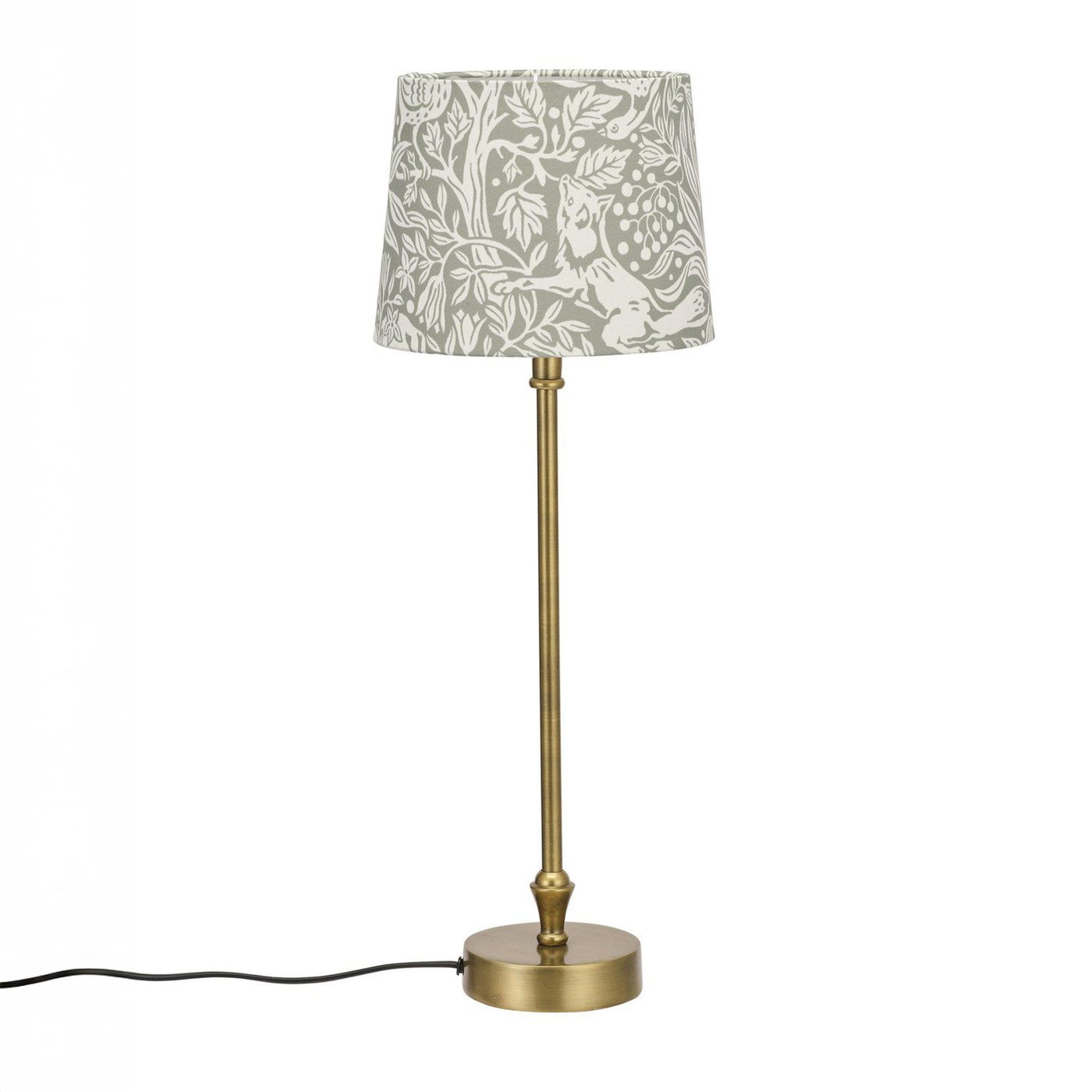 PR Home Liam Lampe de table E27 gris/laiton - 71002-2046 | REUTER