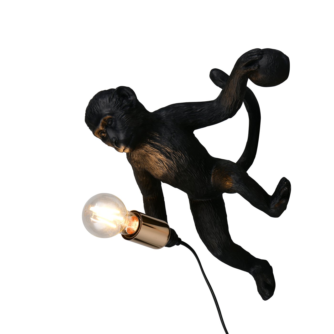 Reality Leuchten Louy Applique murale E27 noir - R26541002 | REUTER
