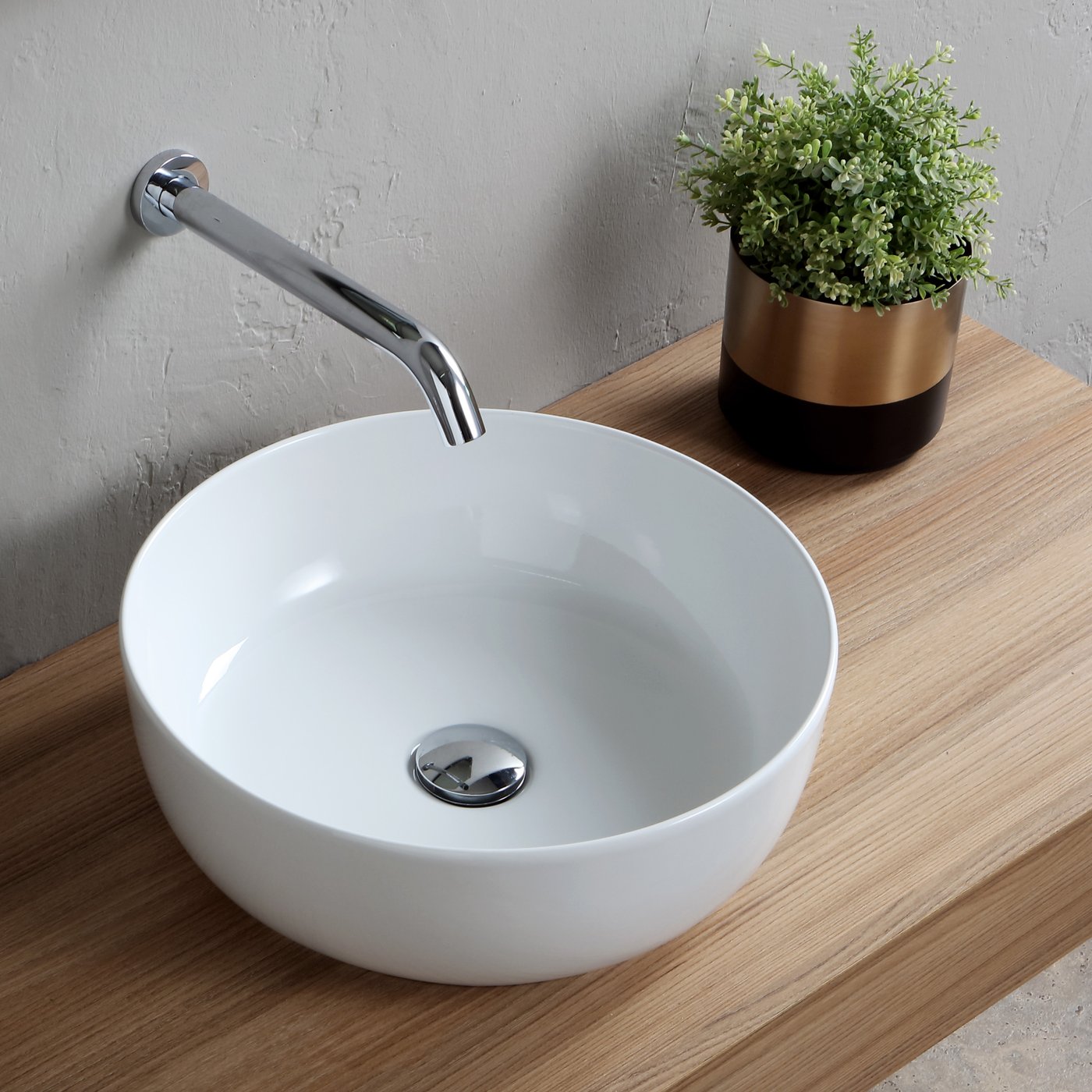 Scarabeo Glam Vasque à poser blanc - 1807 | REUTER