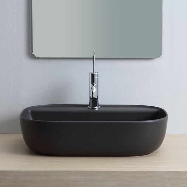 Scarabeo Glam Vasque à poser noir mat - 180249 | REUTER