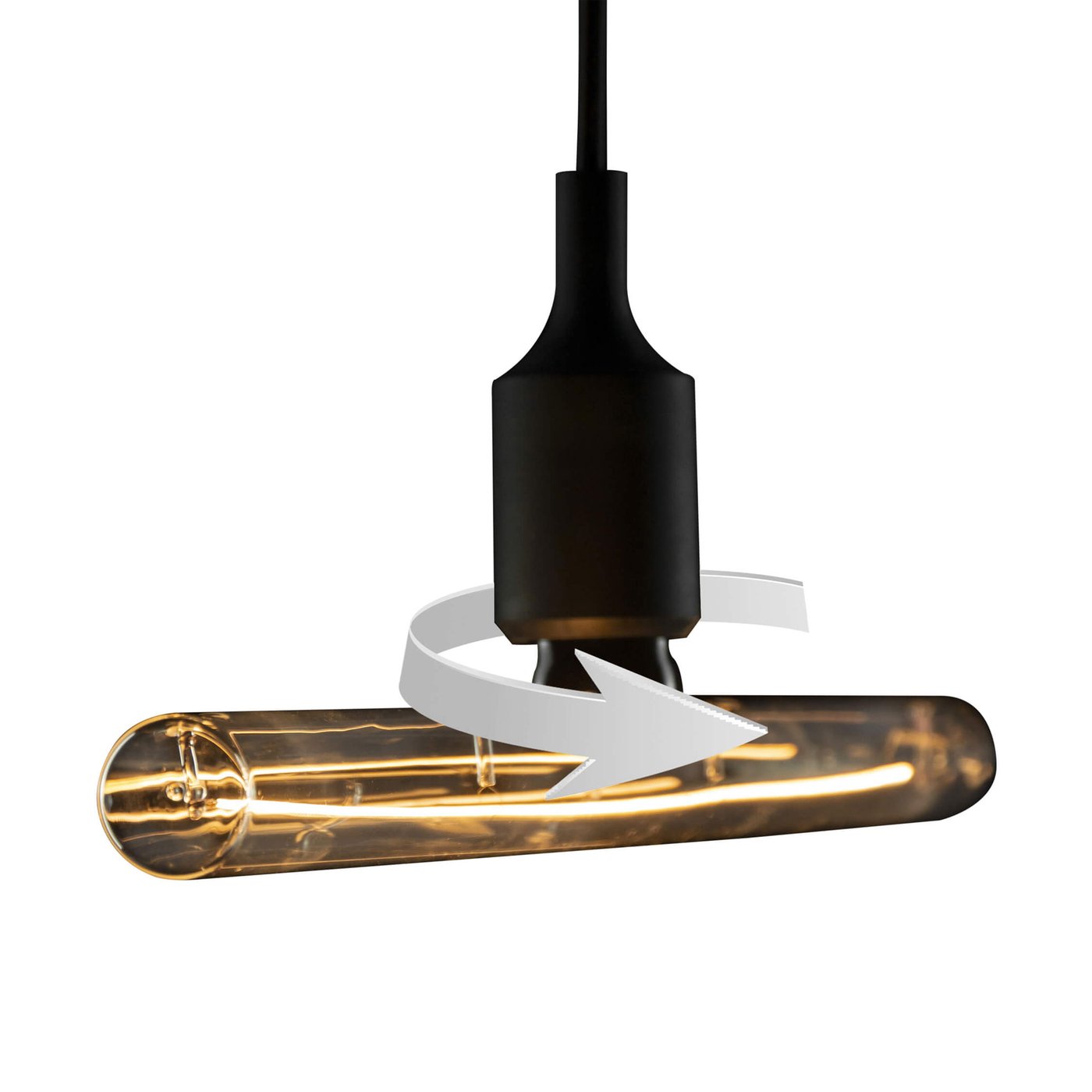 Segula Linear Ampoule LED T30 E27, 2200 K, 5 W intensité lumineuse ...