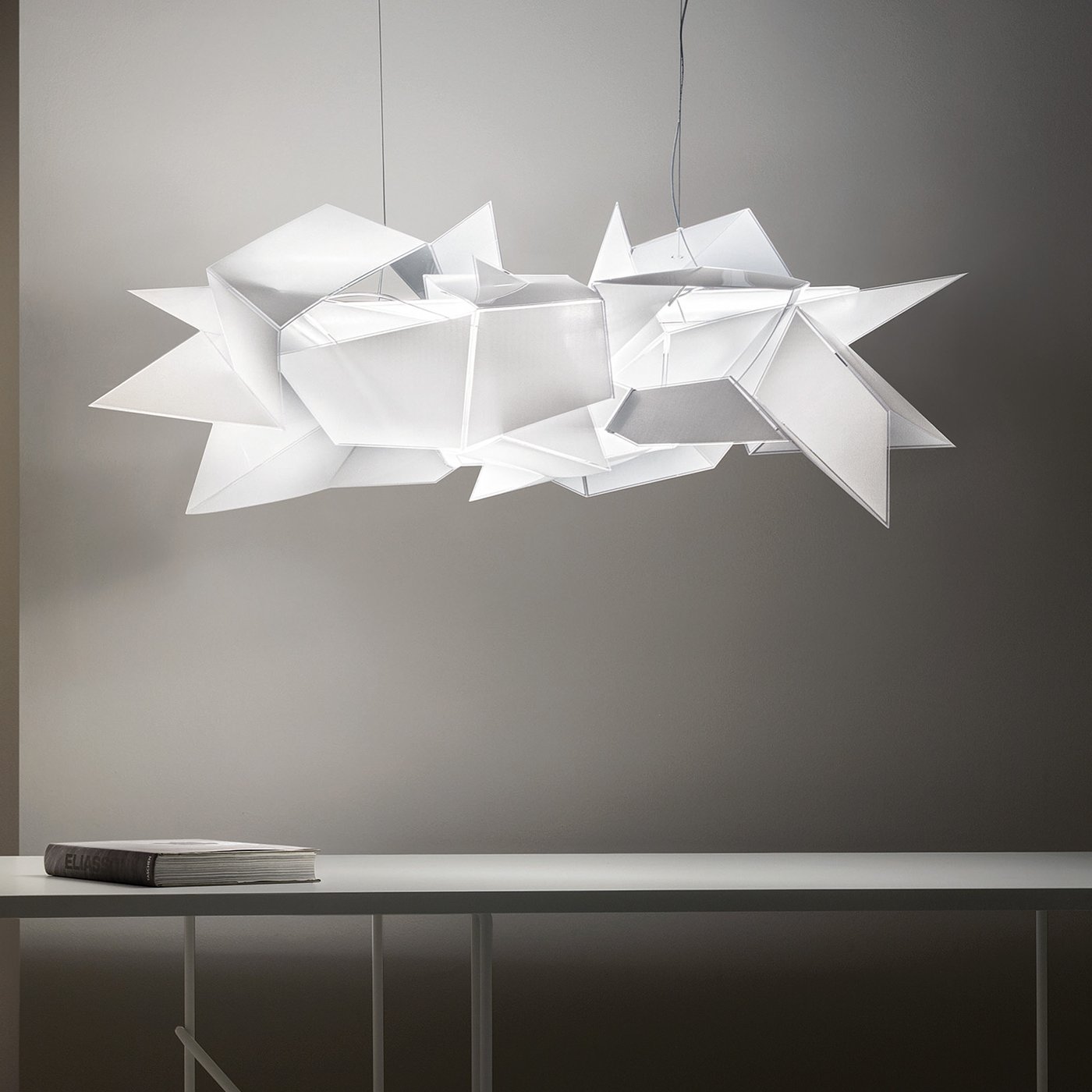 Slamp Cordoba Suspension LED intensité lumineuse variable, blanc ...