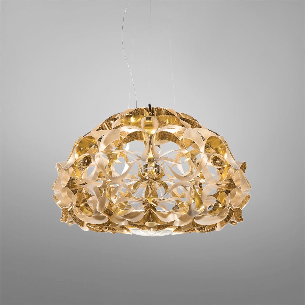 Slamp Quantica Suspension E27 intensité lumineuse variable, or ...