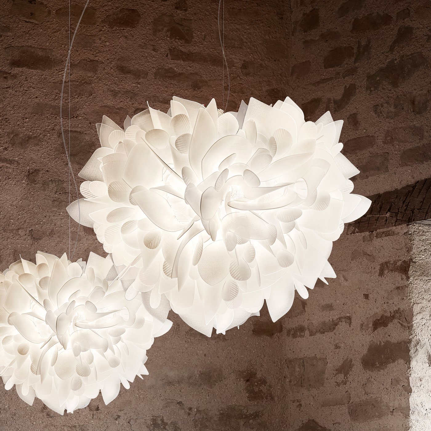 Slamp Veli Foliage Suspension E27 intensité lumineuse variable, blanc ...