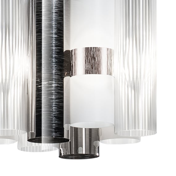 Slamp La Lollo Suspension LED à 1 source lumineuse intensité lumineuse ...