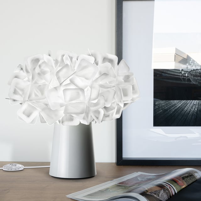 Slamp Clizia lampada da tavolo, E14 fumo - CLITS00FUM00000000EU | REUTER