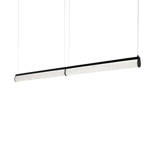 Slamp Modula Suspension, LED intensité lumineuse variable, noir/blanc ...