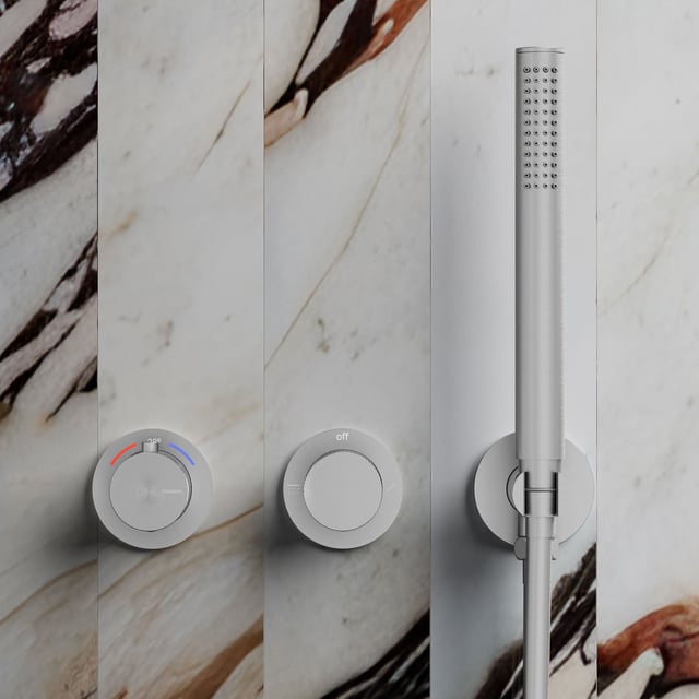Steinberg 911 Ensemble de douche encastré avec mitigeur thermostatique ...