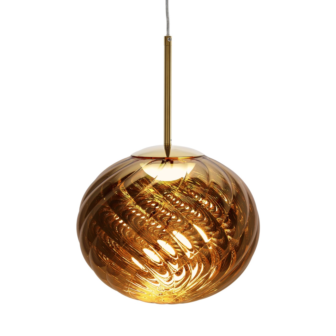 Tom Dixon Whirl Suspension LED à 1 source lumineuse intensité lumineuse ...