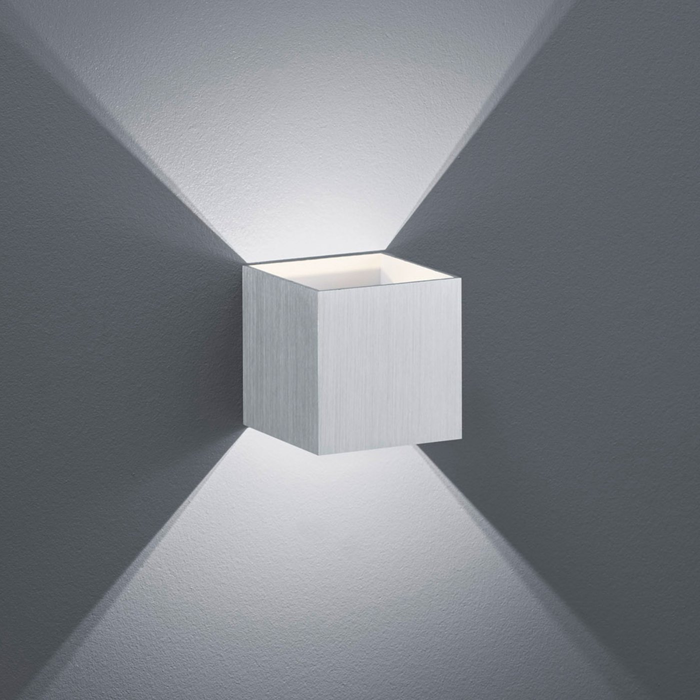 TRIO Leuchten Louis Applique murale, LED aluminium brossé - 223310105 ...