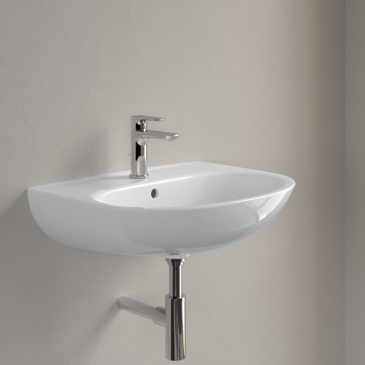 Villeroy & Boch O.novo Lavabo mural avec CeramicPlus, blanc - 4A4060R1 ...