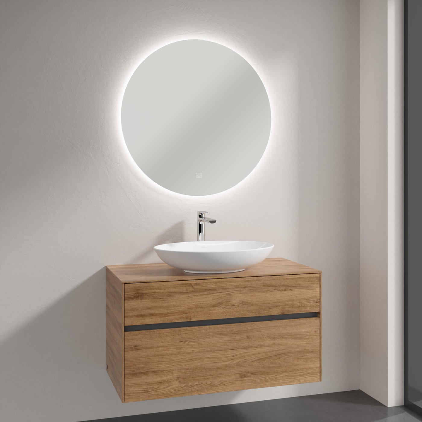 Villeroy & Boch Loop & Friends lavabo con mobile Embrace, con specchio ...