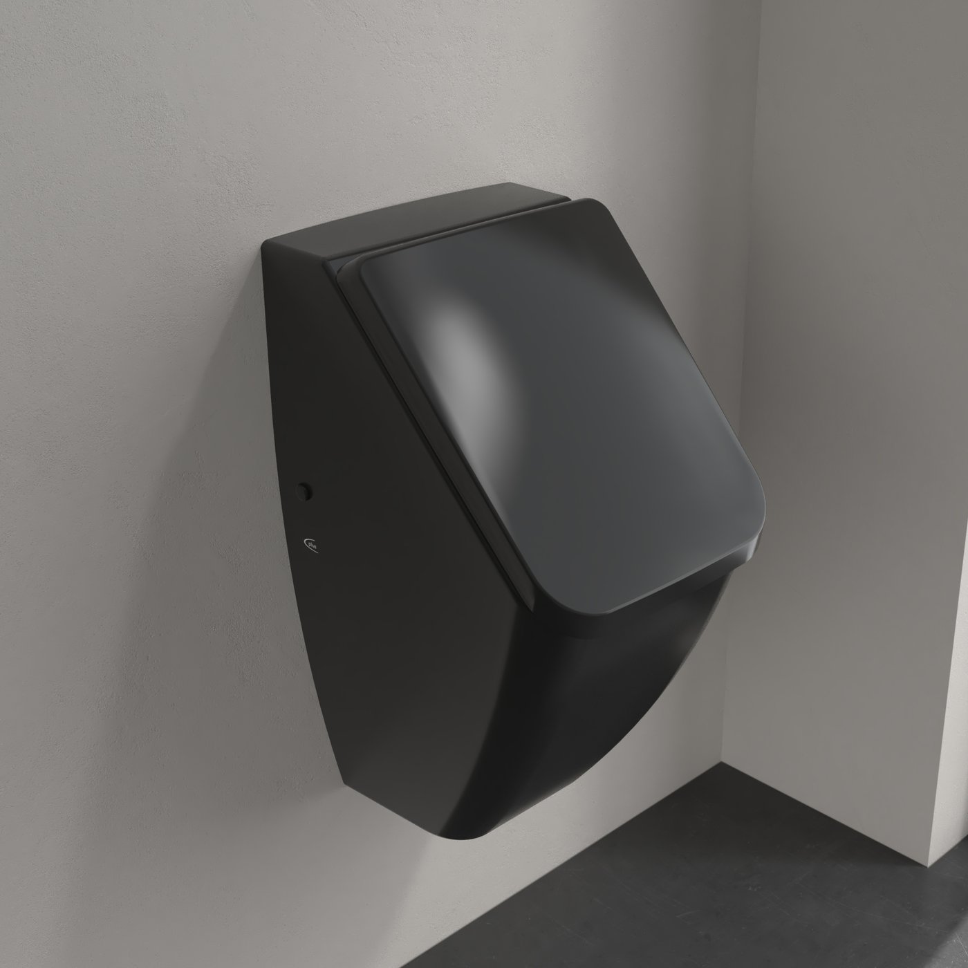 Villeroy & Boch Venticello Urinoir avec CeramicPlus, noir pur ...