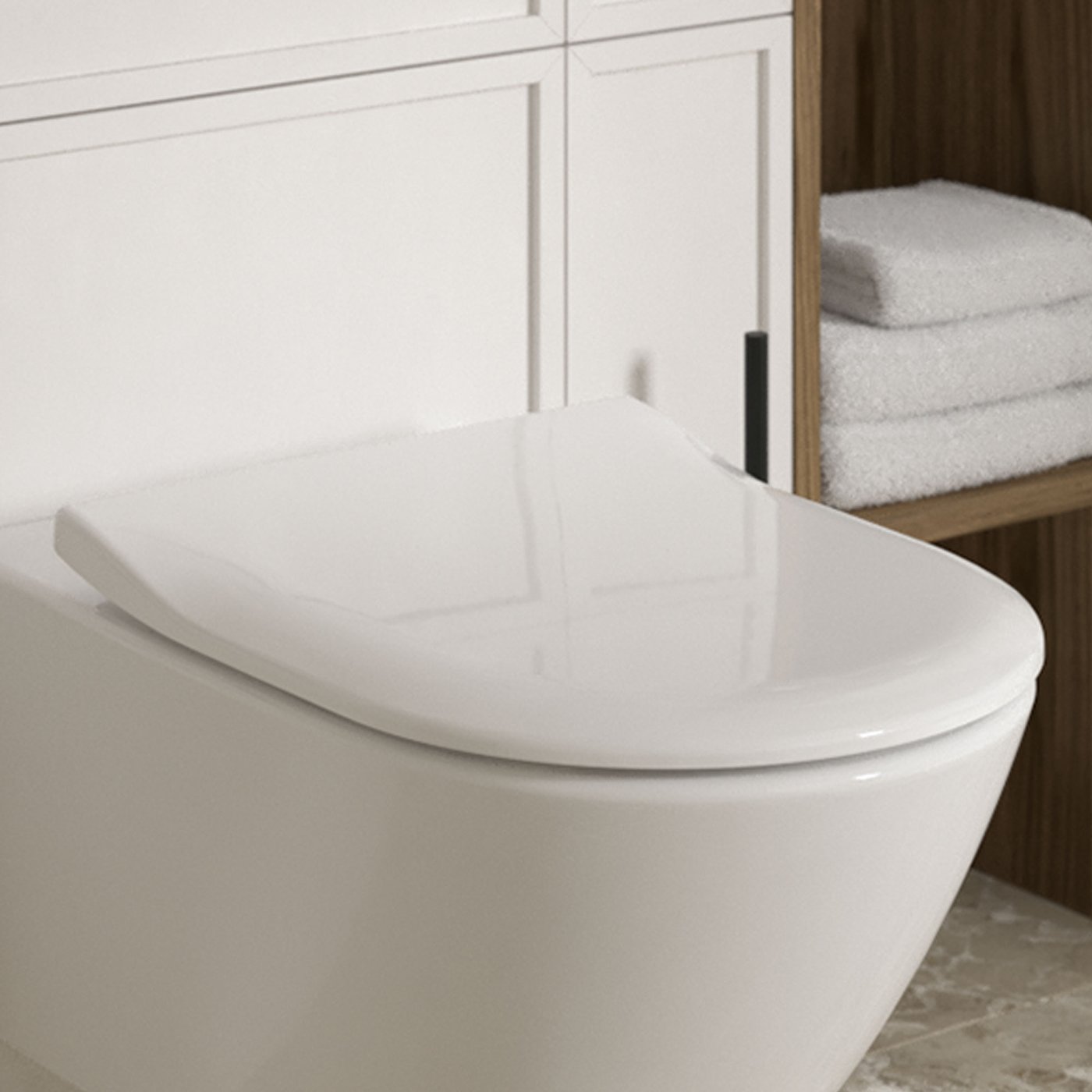Villeroy & Boch Somera deska WC z systemem wolnego opadania, zdejmowana ...