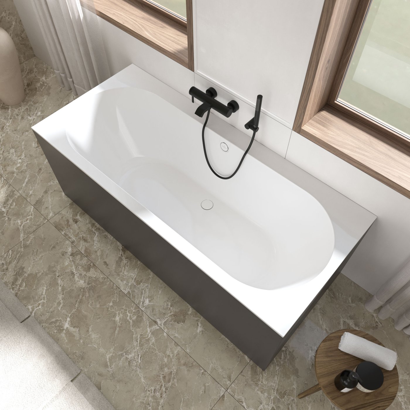 Villeroy & Boch Somera Baignoire rectangulaire blanc - UBQ170SOM2DV-01 ...