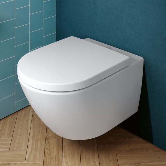 Villeroy & Boch Subway 3.0 Wand-WC mit WC-Sitz mit CeramicPlus, stone ...