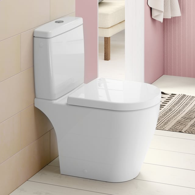 Villeroy & Boch Avento WC a pavimento con CeramicPlus, bianco ...