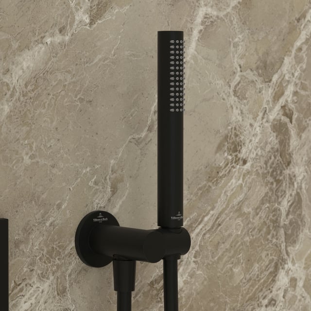 Villeroy & Boch Somera Douchette, 1 jet noir mat - TVS136002000K5 | REUTER