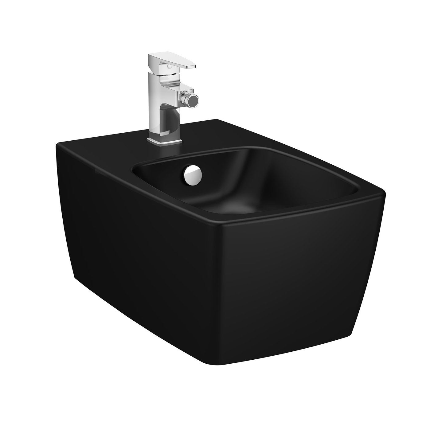 VitrA Metropole Bidet avec VitrAclean et VitrAhygiene, noir mat ...