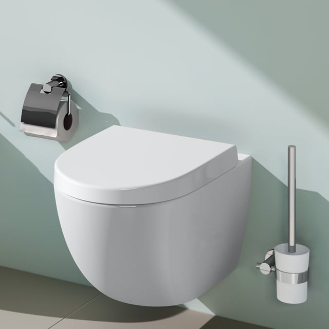 VitrA Sento WC sospeso con VitrAclean e VitrAhygiene, bianco - 4448B403 ...