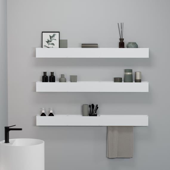Viverso AGA Design U Ensemble d’accessoires pour coin vasque/lavabo ...